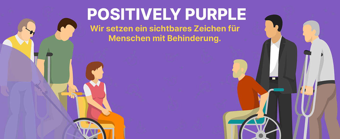 Positively Purple - Internationaler Tag der Menschen mit Behinderung